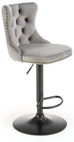 HALMAR H117 barová židle šedá