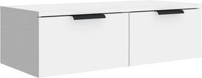 Nástěnné skříňky 2 ks bílé 68 x 30 x 20 cm kompozitní dřevo 3115892