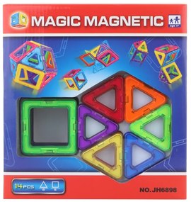 Magnetická stavebnice 14 ks