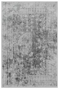 koberec AKRYL VALENCIA 2328 ORNAMENT Šedá / Slonová kost velikost 80x150 cm | krásné koberce cz