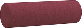 2dílná sedací souprava s polštáři vínová textil 3201856