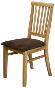 Jídelní židle masiv dub sedák hnědá 4843