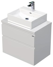 Intedoor Letty Desk skříňka s umyvadlem na desku LE DESK 70 2Z Barva: A3416 Bílá Mat