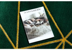 Dywany Luszczow Kusový koberec kulatý EMERALD EXCLUSIVE 1013 geometrický lahvově zelená / zlato Rozměr koberce: 120 cm KRUH