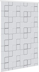 Sprchová roleta 140 x 240 cm čtvercový vzor 142850