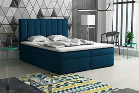 Casarredo - Komfort nábytek Čalouněná postel LUCINI BOX 180x200, s úložným prostorem, Bluvel 86
