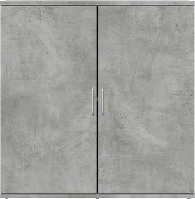 Příborníky 2 ks betonově šedé 79 x 38 x 80 cm kompozitní dřevo 3276605
