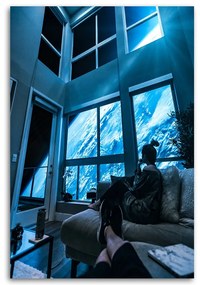 Gario Obraz na plátně Byt s výhledem do vesmíru - Alex Griffith Rozměry: 40 x 60 cm