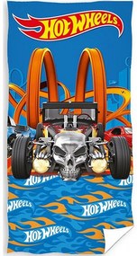 Carbotex Osuška Hot Wheels Nekonečná smyčka 70x140 cm