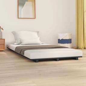 vidaXL Rám postele 75 x 190 cm masivní borové dřevo [824594] Barva: Šedá