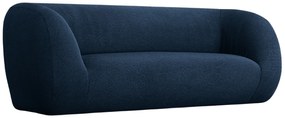 OnaDnes -20% Modrá bouclé dvoumístná pohovka Cosmopolitan Design Essen 210 cm