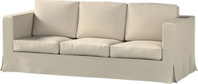 Potah na pohovku IKEA  Karlanda 3-místná nerozkládací, dlouhý barva béžová látka pletený vzor
