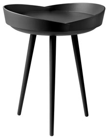 Odkládací stolek Bakketop z bukového dřeva Barva dřeva:: černá