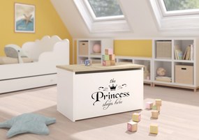 ADRK Furniture Truhla na hračky DARIA TB-Dar-W+S-PRI-B-n-O064