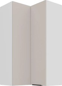 COMO | horní kuchyňská skříňka 60x60 GN-108 2F (90°) rohová s policemi | EXTRA VYSOKÁ | 60x60 cm | bílá/kašmír
