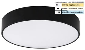 Top Light - LED Koupel. stropní svítidlo PETAL LED/24W/230V IP44 pr. 35 cm černá