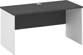 Kancelářský psací stůl FUTURE, 170x80 cm, bílá/grafit