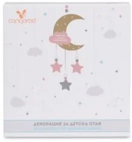 Cangaroo Závěsná dekorace do dětského pokoje - Měsíc a hvězdičky