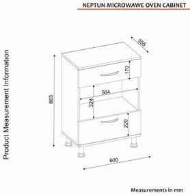 Kuchyňská skříňka Neptun