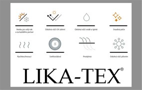 Doppler PARIS LIKA-TEX® zahradní křeslo antracit