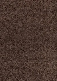 Kusový koberec Dream Shaggy 4000 brown 65 x 130 cm