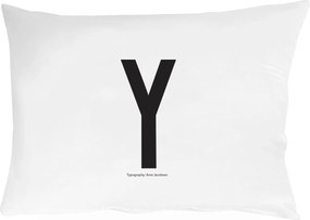 Povlak na polštář Arne Jacobsens Vintage ABC písmeno Y