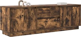 TV skříňka s LED světly Uzený dub 160,5x41x50 cm 3328430