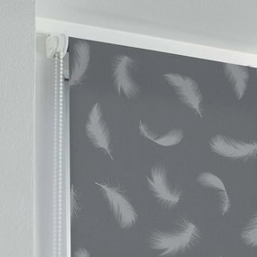 Šedá textilní roleta 60x90 cm Envolea – douceur d'intérieur