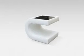 Arkos Noční stolek Figaro bis  v43 x š53 x h43 cm, bílý, lamino