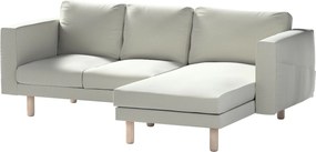 Potah na pohovku IKEA Norsborg 3-místná se šezlongem barva zelená látka sametová