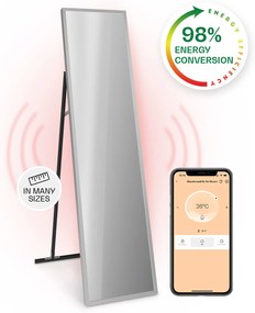 Klarstein La Palma 900, infračervený ohřívač 2 v 1, smart, 40 x 160 cm, 900 W, zrcadlová přední strana
