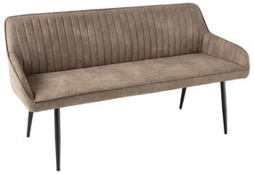 Designová lavice Esmeralda 160 cm taupe