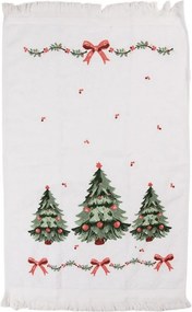 Kuchyňský froté ručník se stromky Christmas Harmony - 40*66 cm