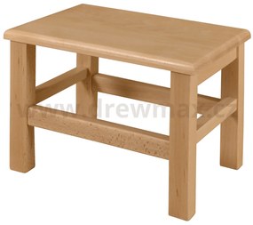 Drewmax KT254 - Dřevěná stolička v.26cm - Buk