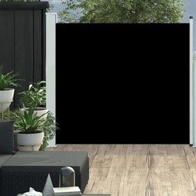 vidaXL Zatahovací boční markýza/zástěna na terasu 170 x 300 cm [48368] Barva: Černá
