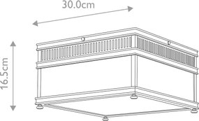 Elstead HOLBORN-F-PC - Venkovní svítidlo HOLBORN 2xE27/60W/230V IP44 les. chrom