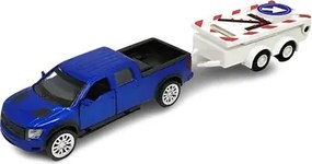 SPARKYS Kovový model Ford F-150 SVT Raptor s výstražným vozíkem / 1:52