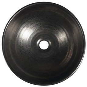 Sapho Sapho, ATTILA keramické umyvadlo, průměr 43cm, metalická měď, DK010