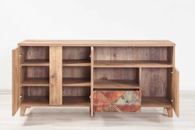 Designový TV stolek Aaralyn II 160 cm borovice atlantská