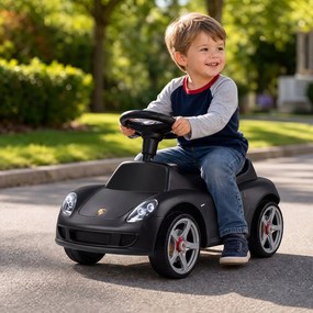 Costway Porsche Licencované auto pro spolujízdu pro děti od 18 měsíců. Push auto
