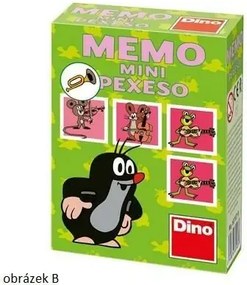 DINO KRTEK mini Pexeso / Délka hry: 20 minut / Počet hráčů: 2-4 / od 3