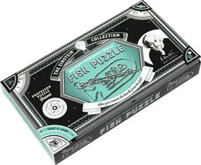 PROFESSOR PUZZLE Hlavolam Albert Einstein: Fish Puzzle / Kov / Obtížno