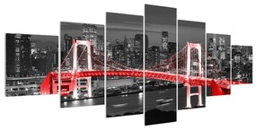 Moderní obraz mostu (210x100 cm)