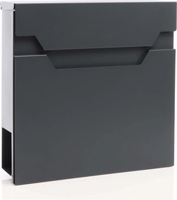 Poštovní schránka XPOtool – 370 × 105 × 370 mm, antracitová (63863)