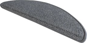 Vopi Nášlapy na schody Messina šedá půlkruh, samolepící - 28x65 půlkruh (rozměr včetně ohybu)