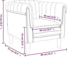 vidaXL Křeslo samet [372574] Barva: Tmavě šedá