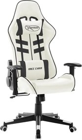 vidaXL Herní židle umělá kůže [20506] Barva: Bílá a černá