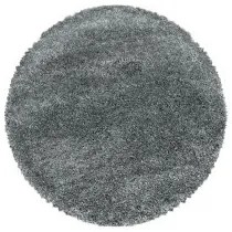 Kusový koberec Fluffy Shaggy 3500 light grey kruh-120x120 (průměr) kruh