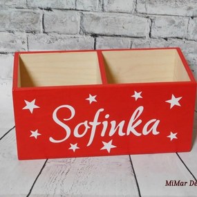 Pastelkovník se jménem - červený