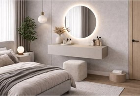Toaletní stolek 80 cm kašmír Space